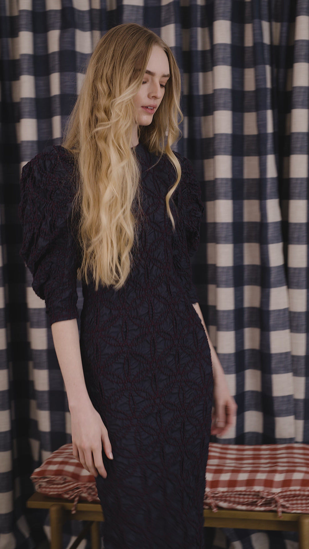 Blythe Dress | Puff Sleeve Body Con Dress – HUNTER BELL